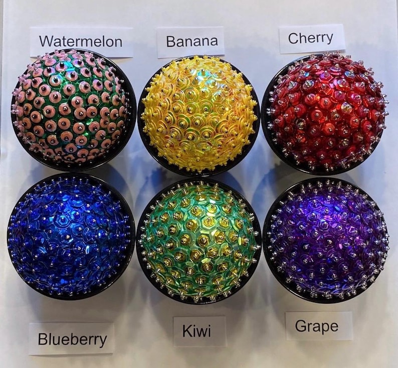 Fruit Sequin Ornament Ball Kit - Etsy