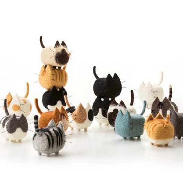 Needle Felted Cat - Etsy