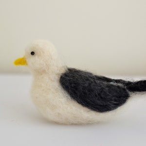Needle Felted Seagull Bird Needle Felted Bird Christmas Ornament. - Etsy