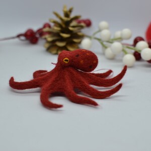 Needle Felted Octopus.handmade, Sea Creatures,needle Felted Animals - Etsy