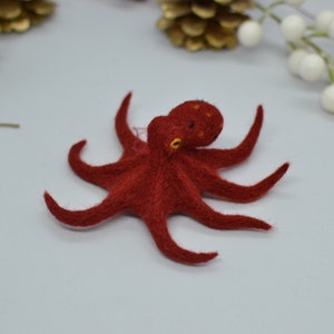 Needle Felted Octopus.handmade, Sea Creatures,needle Felted Animals - Etsy