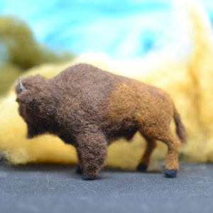 American Bison Needle Felted Buffalo. (made to Order) - Etsy