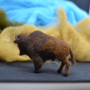 American Bison Needle Felted Buffalo. (made to Order) - Etsy