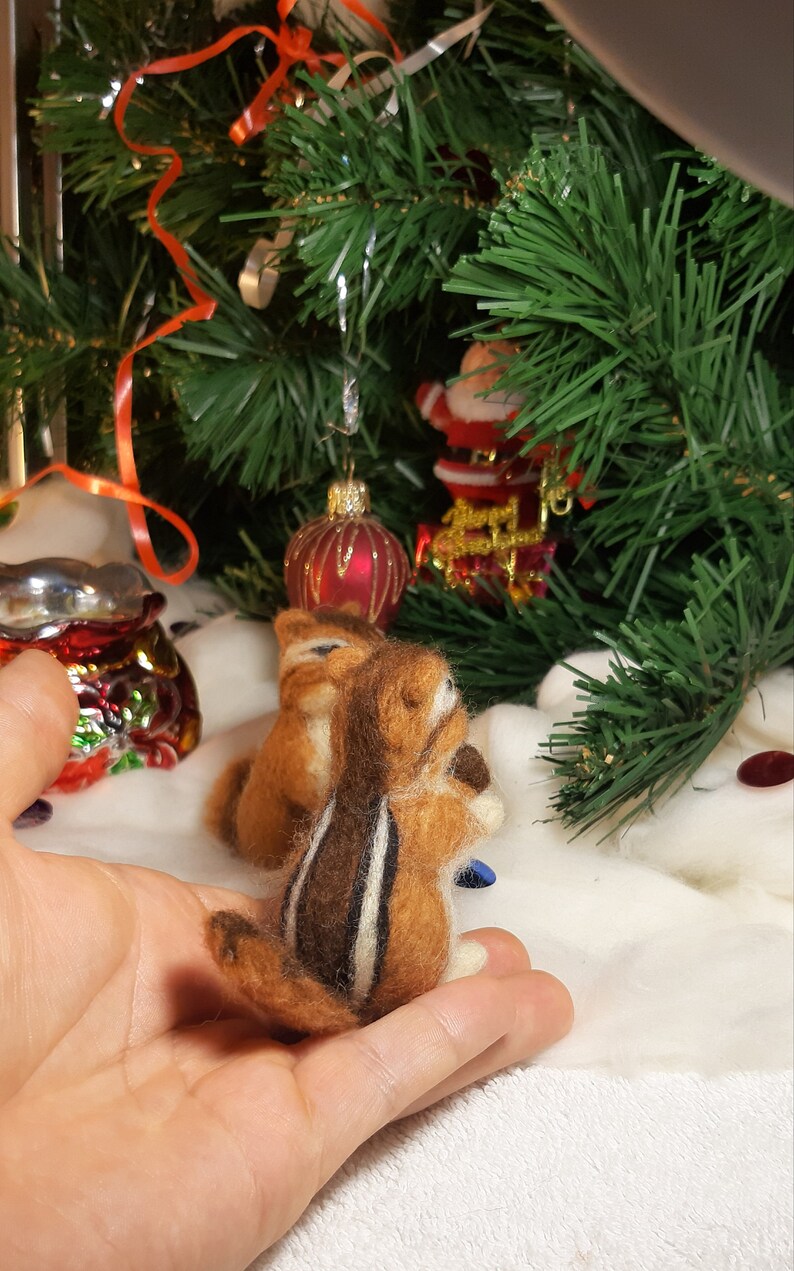 Needle Felted Chipmunk Needle Felted Animals Realistic - Etsy