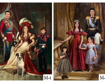 Custom Family Portrait - Etsy