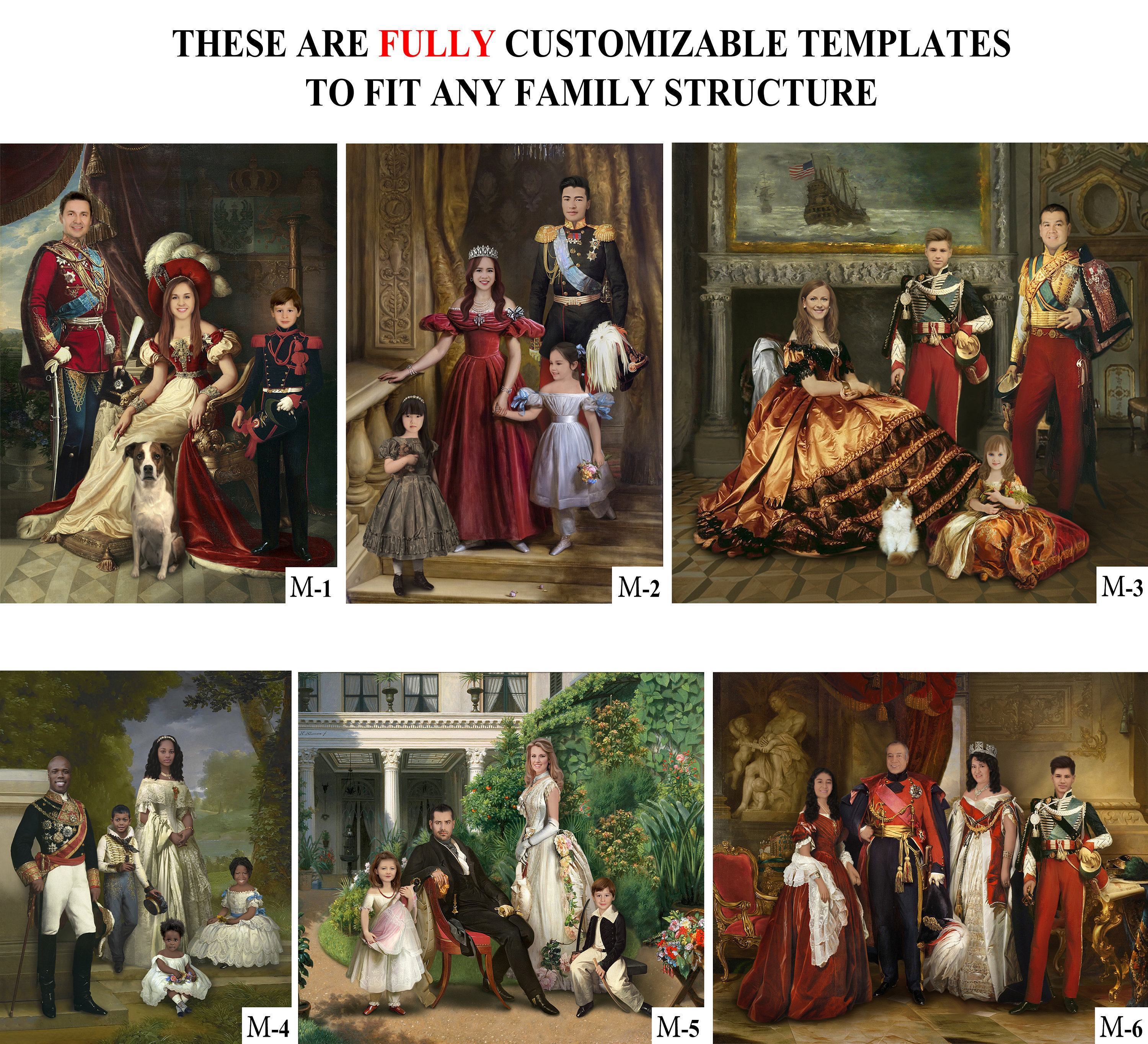 Historical Family Portraits Royal Portraits Renaissance | Etsy Historical Family Portraits Royal Portraits Renaissance | Etsy