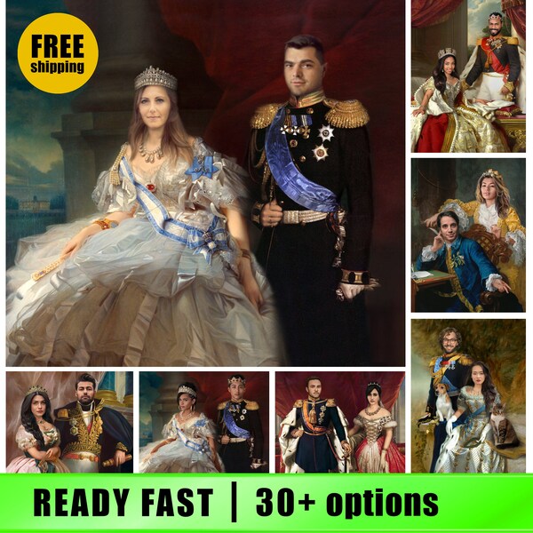 Royal Portrait - Etsy