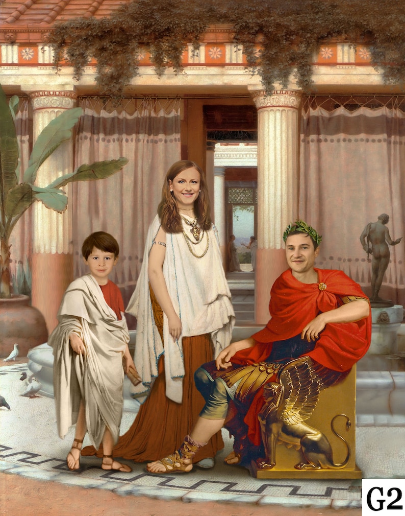 Greek Family Portraits, Roman Portraits, Custom Family Portrait ...