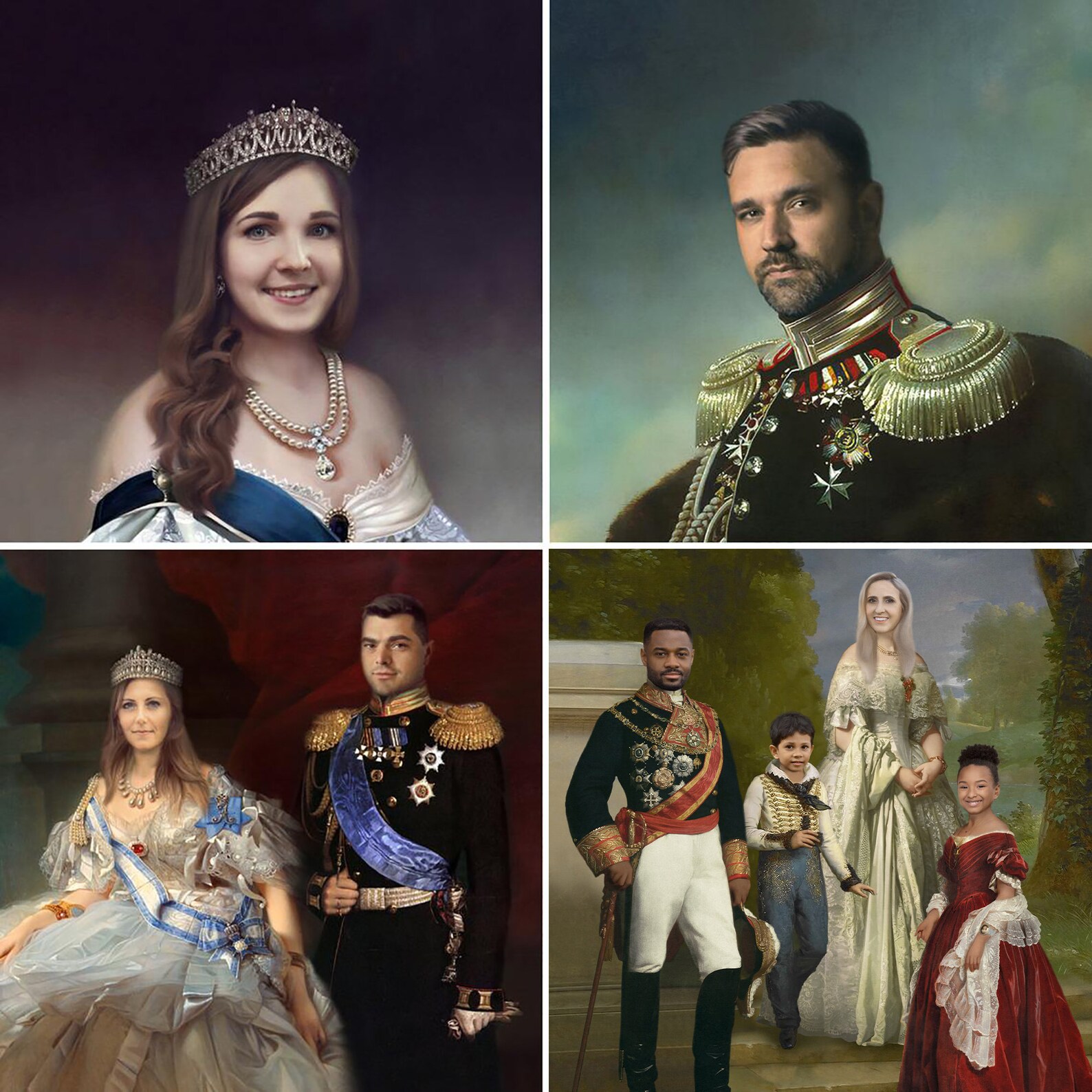 Personalised Historical Portrait Royal Portrait - Etsy
