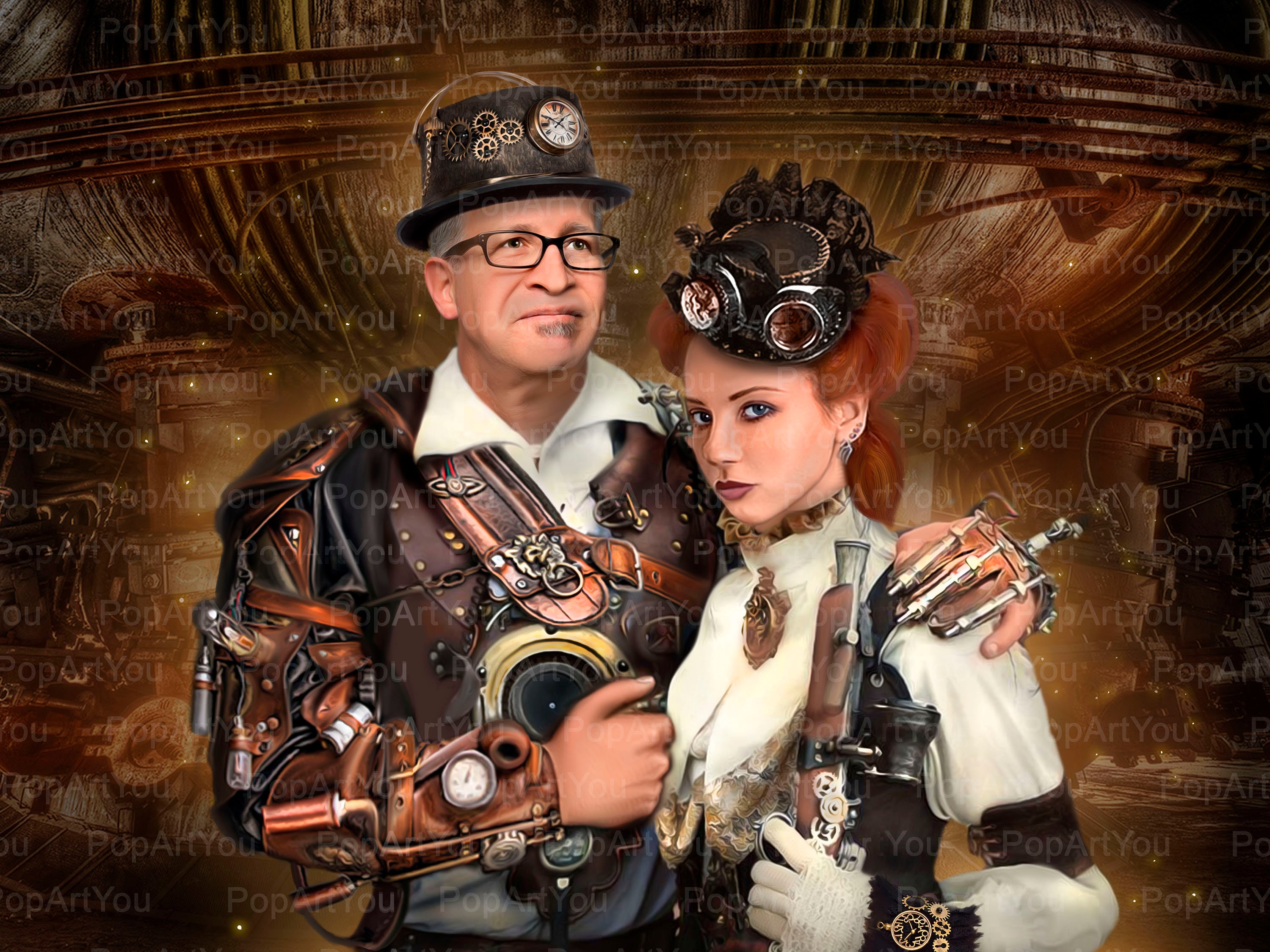 Steampunk Couple