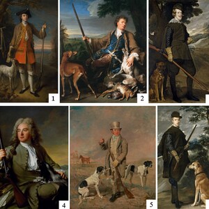 Custom Hunter Portrait for Him, Hunter Customized Gift, Historical ...