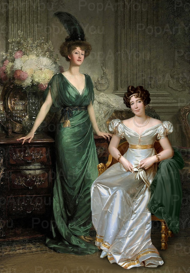 Women Group Portrait Victorian Historical Portrait Women - Etsy