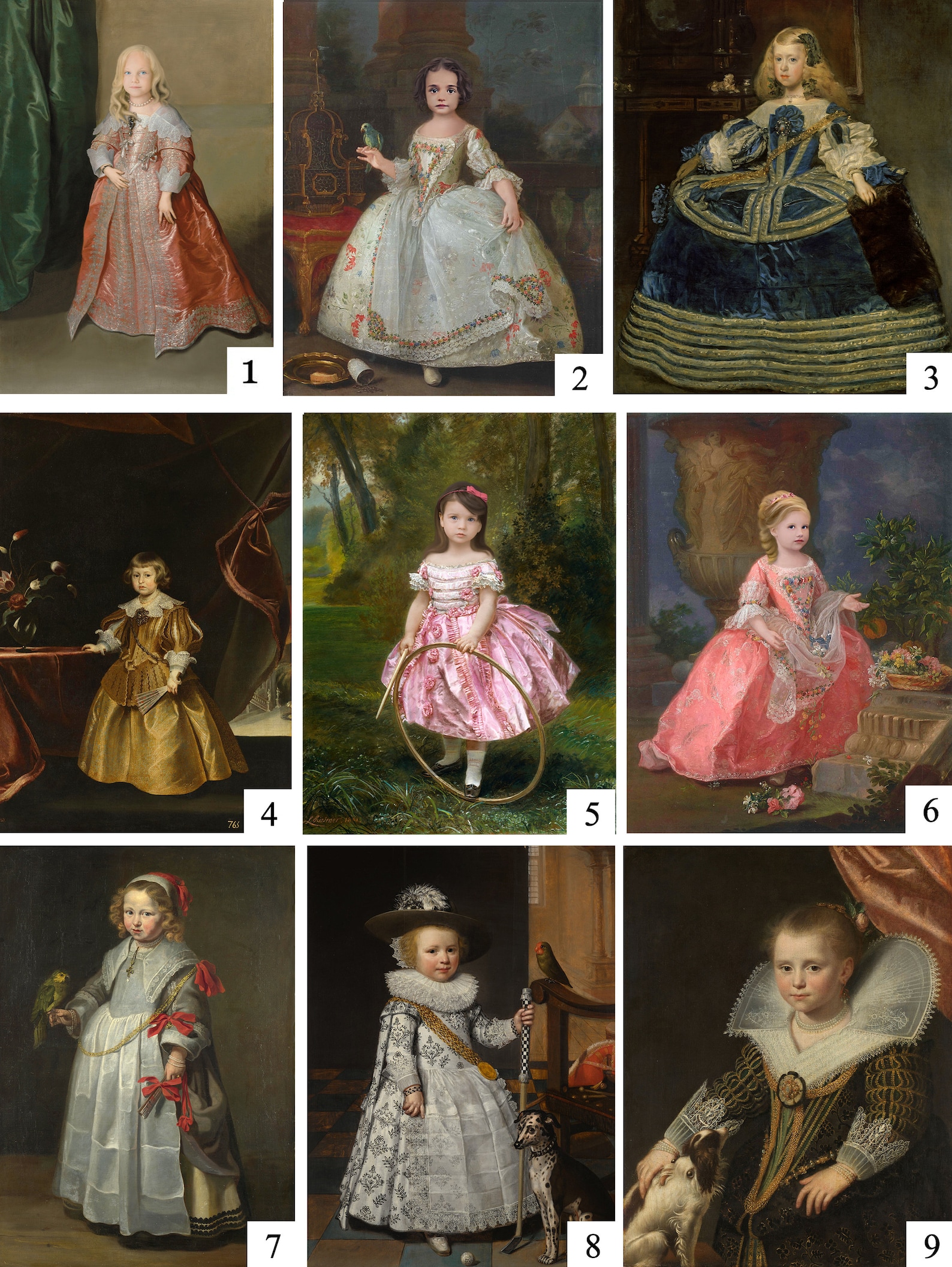 Custom Royal Princess Portrait for Girl, Little Princess Custom ...