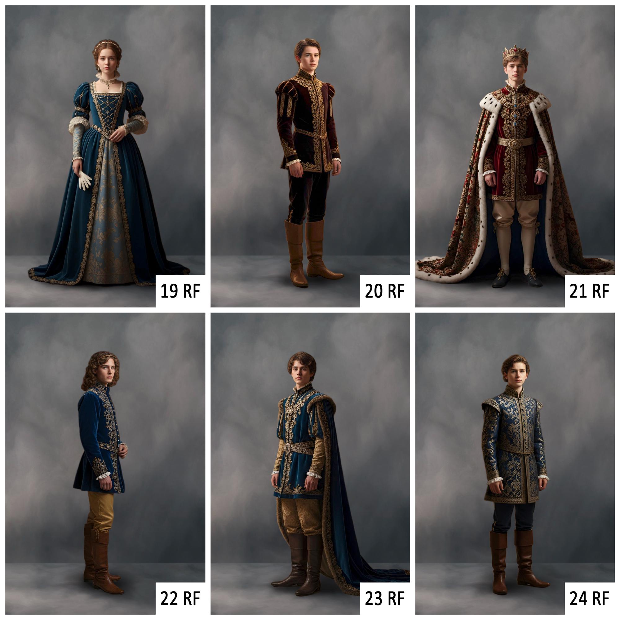 Royal Family Portraits, Custom Regal Portraits, Renaissance and ...