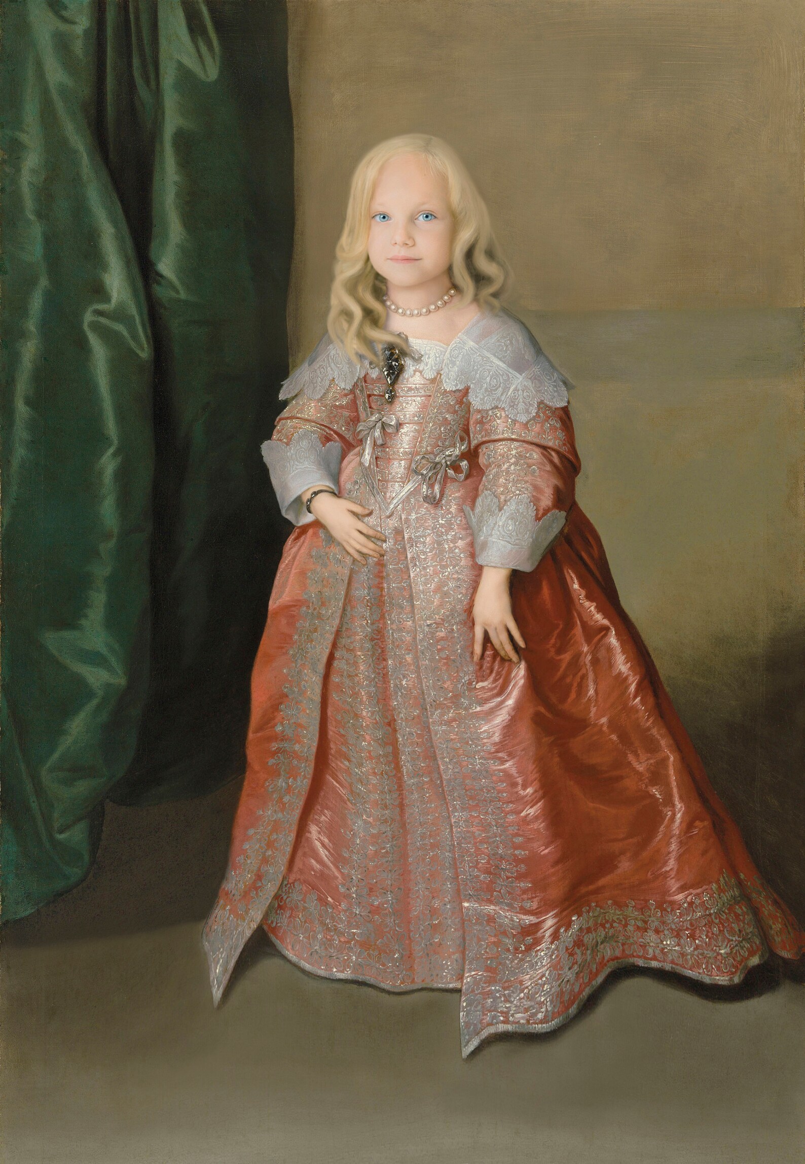 Custom Royal Princess Portrait for Girl Little Princess - Etsy