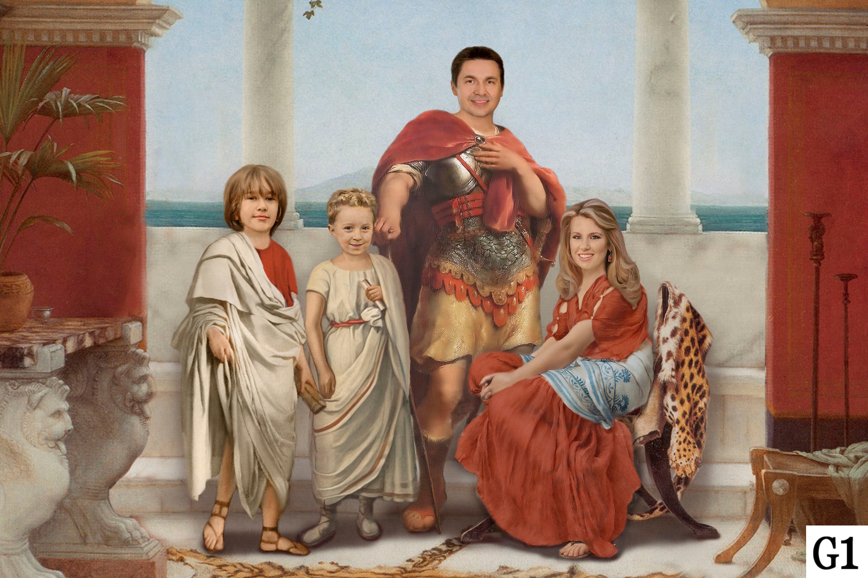 Greek Family Portraits Roman Portraits Custom Family - Etsy