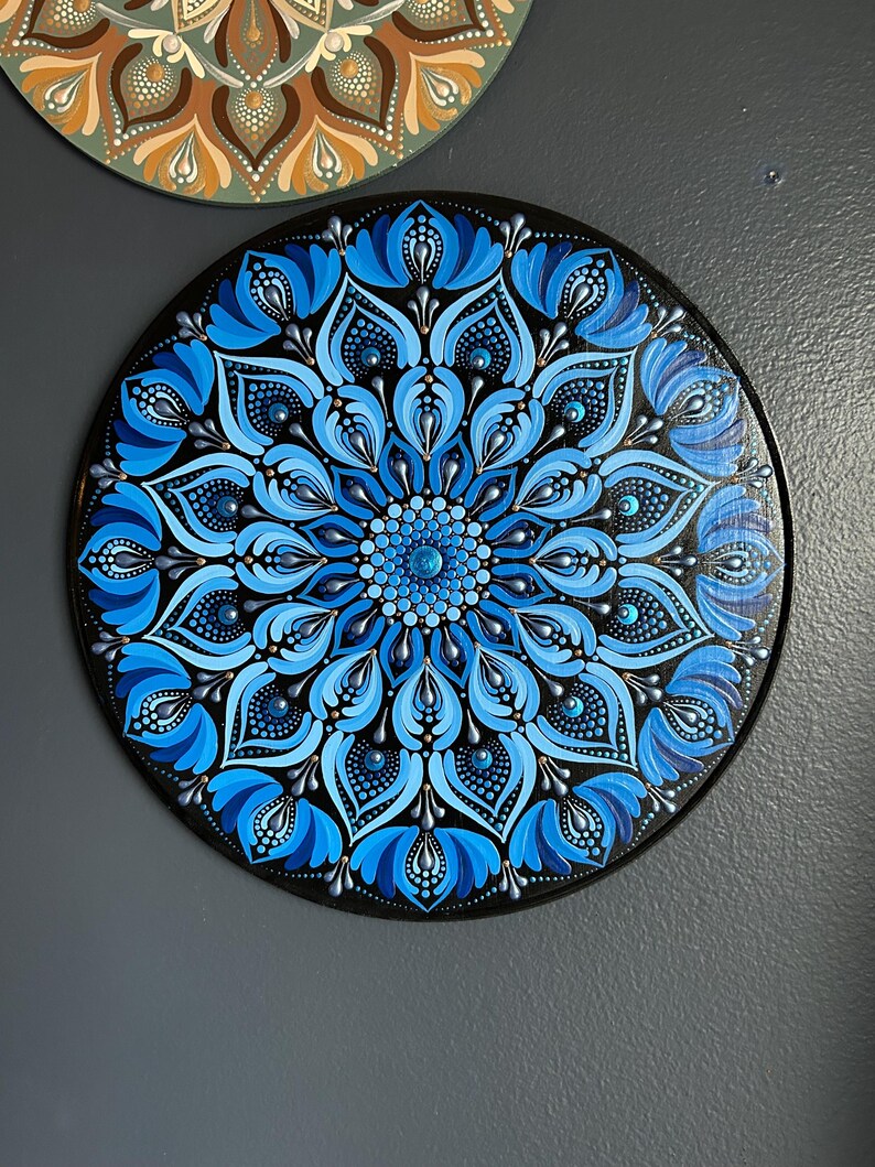 12 Mandala Art, Wall Art, Wall Decor, Mandala - Etsy