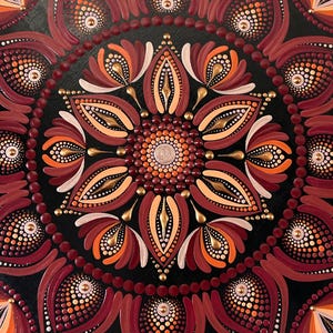 16” Mandala, Mandala Painting, Mandala Wall Art - Etsy