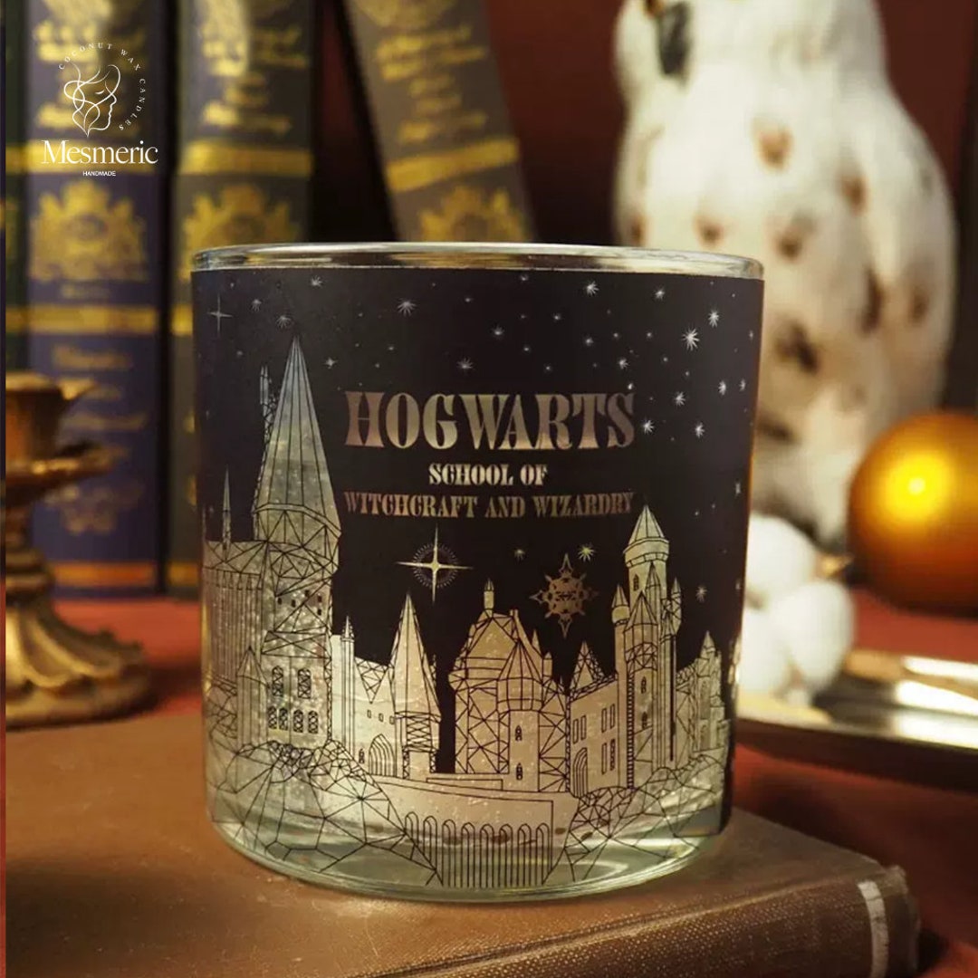Laser Engraved Cup Hogwarts School Candle Jars Luxury - Etsy