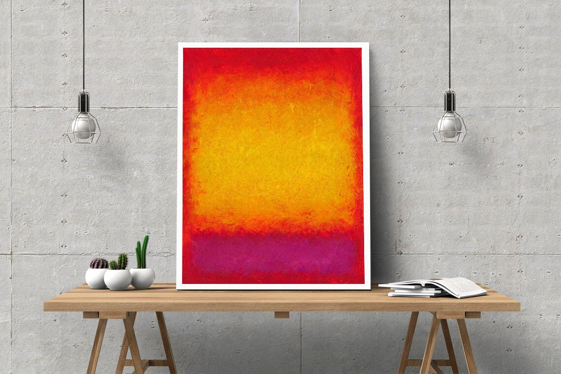 Abstract Red Painting Original Abstract Wall Art, Modern Wall Art ...