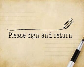Sign and Return - Etsy
