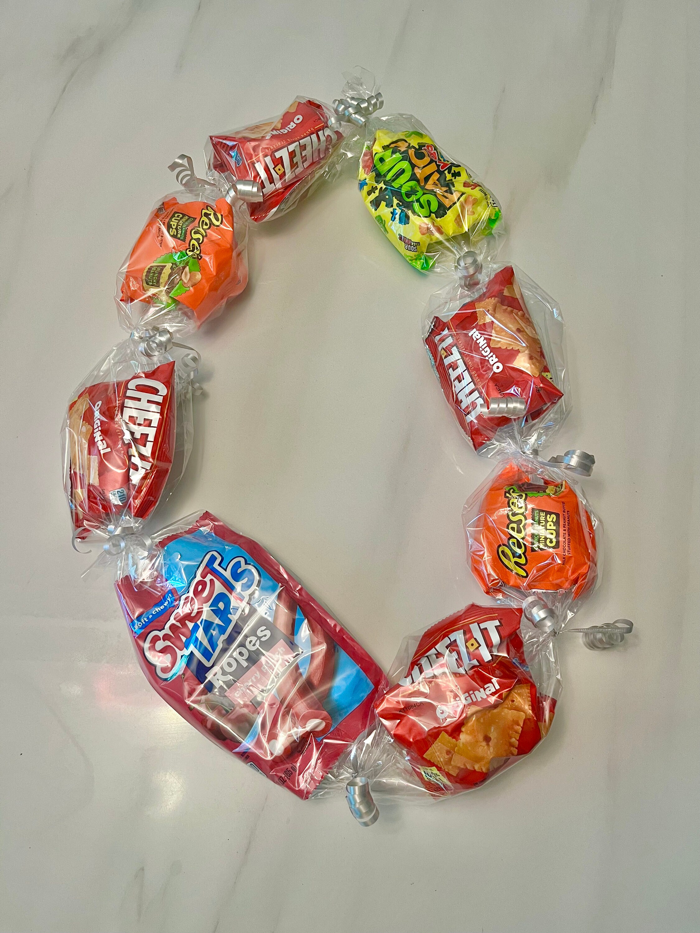 Custom Snack Graduation Lei Gift Full Sized Candy, Chips, Gummies ...