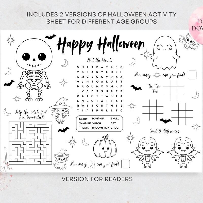 Halloween Placemat - Etsy