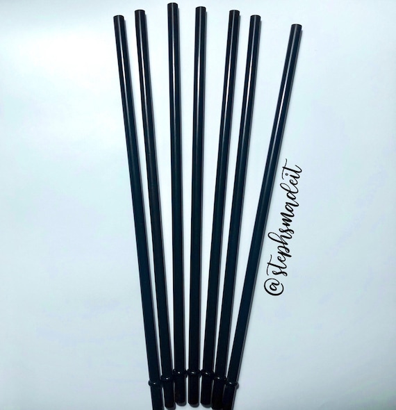 Home & Living Kitchen & Dining Drink & Barware Extra Black Straw Straw ...