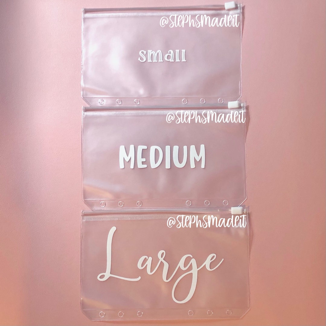 Cash Budget Decal- Custom Expense Sticker - Personalized Envelope Label ...