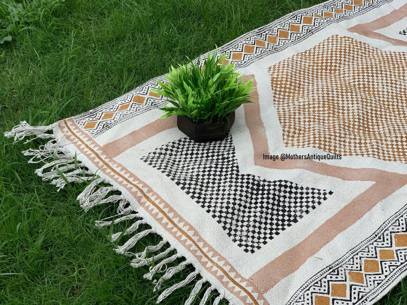 3x5 Ft Rug, Cotton Rug, Living Room Rug, Handmade Rug, Modern Rug ...