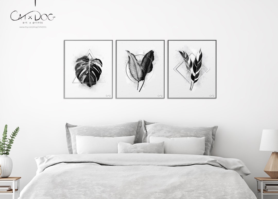 Minimalist Wall Art Posters, Simple Art Prints, Black and White Design ...