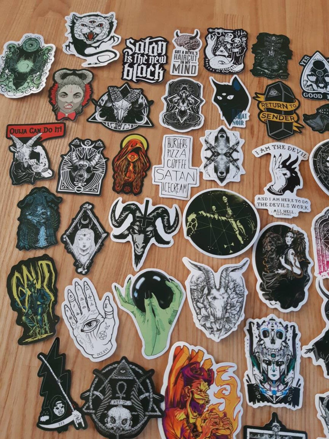 Gothic Stickers/ Emo Stickers / Halloween Decor/Laptop Stickers / Witch ...