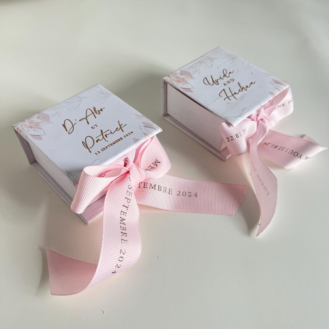 Wedding Favor Box - Cake Box - Wedding Gift Box- Custom Made Boxes With ...