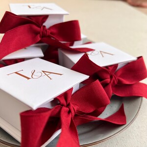 Wedding Favor Box - Cake Box - Wedding Gift Box- Custom Made Boxes With ...