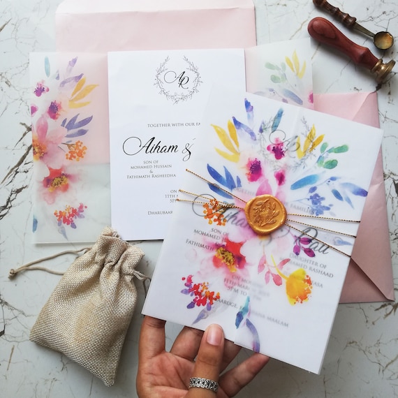 Sleeves Wedding Invitations