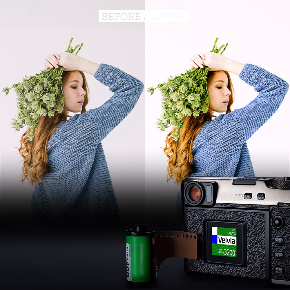 Fuji Film Color Profile 3D-LUTS Lightroom Premiere Photoshop - Etsy