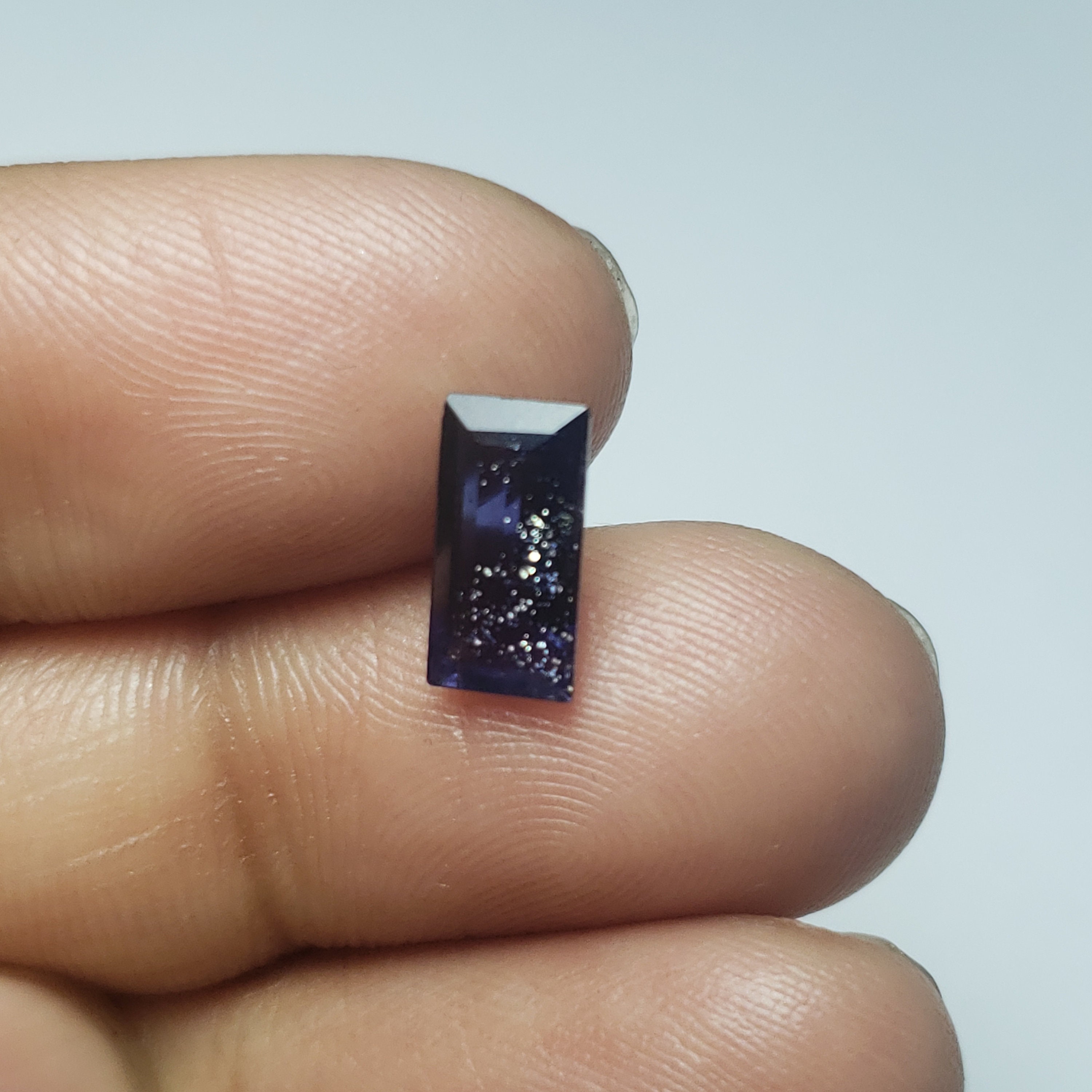 Natural Iolite Sunstone 10.1x5.1 mm Baguette shaped faceted | Etsy