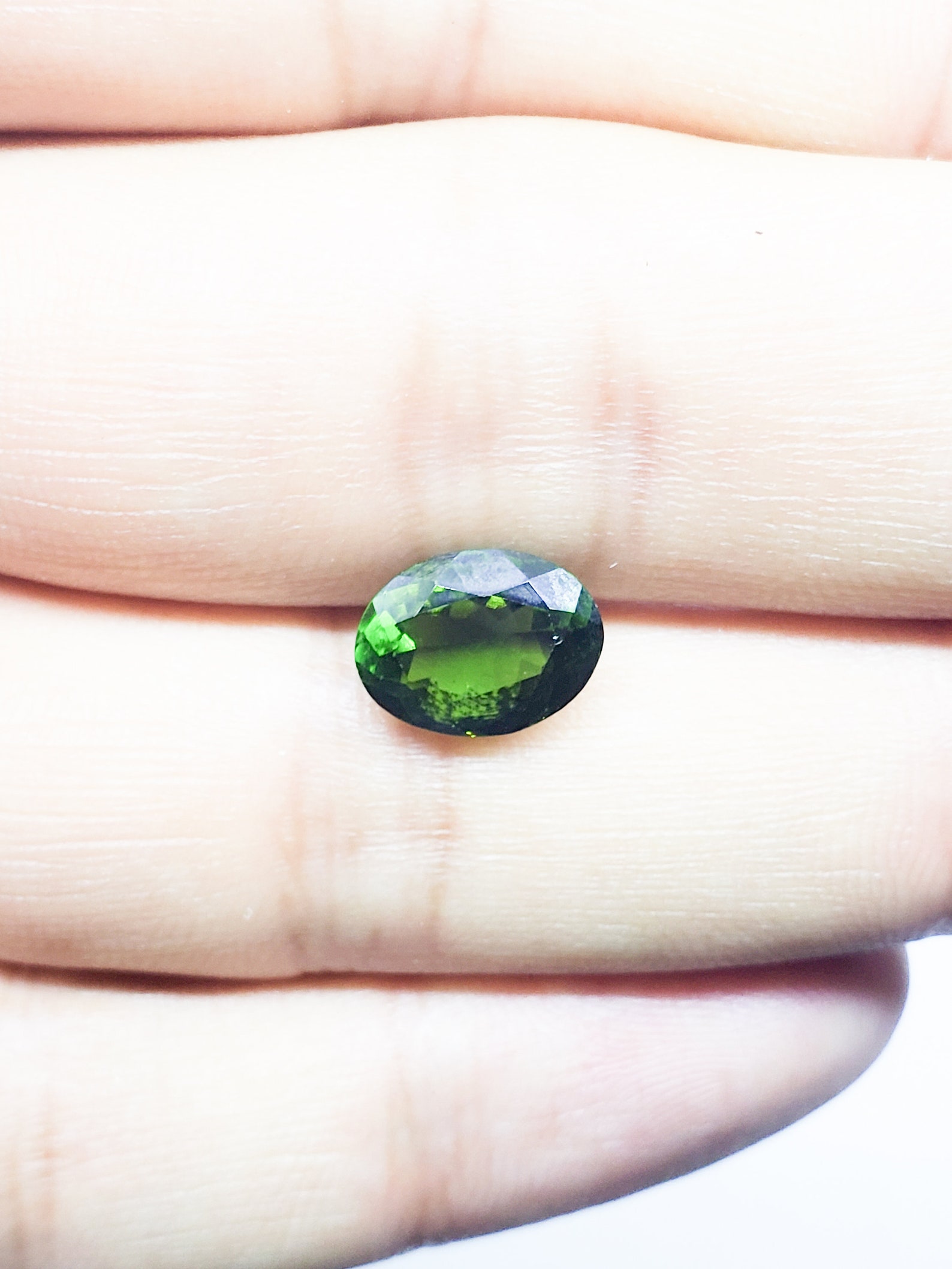 Natural Green TOURMALINE 10x7.5 Oval-shaped Faceted Loose - Etsy