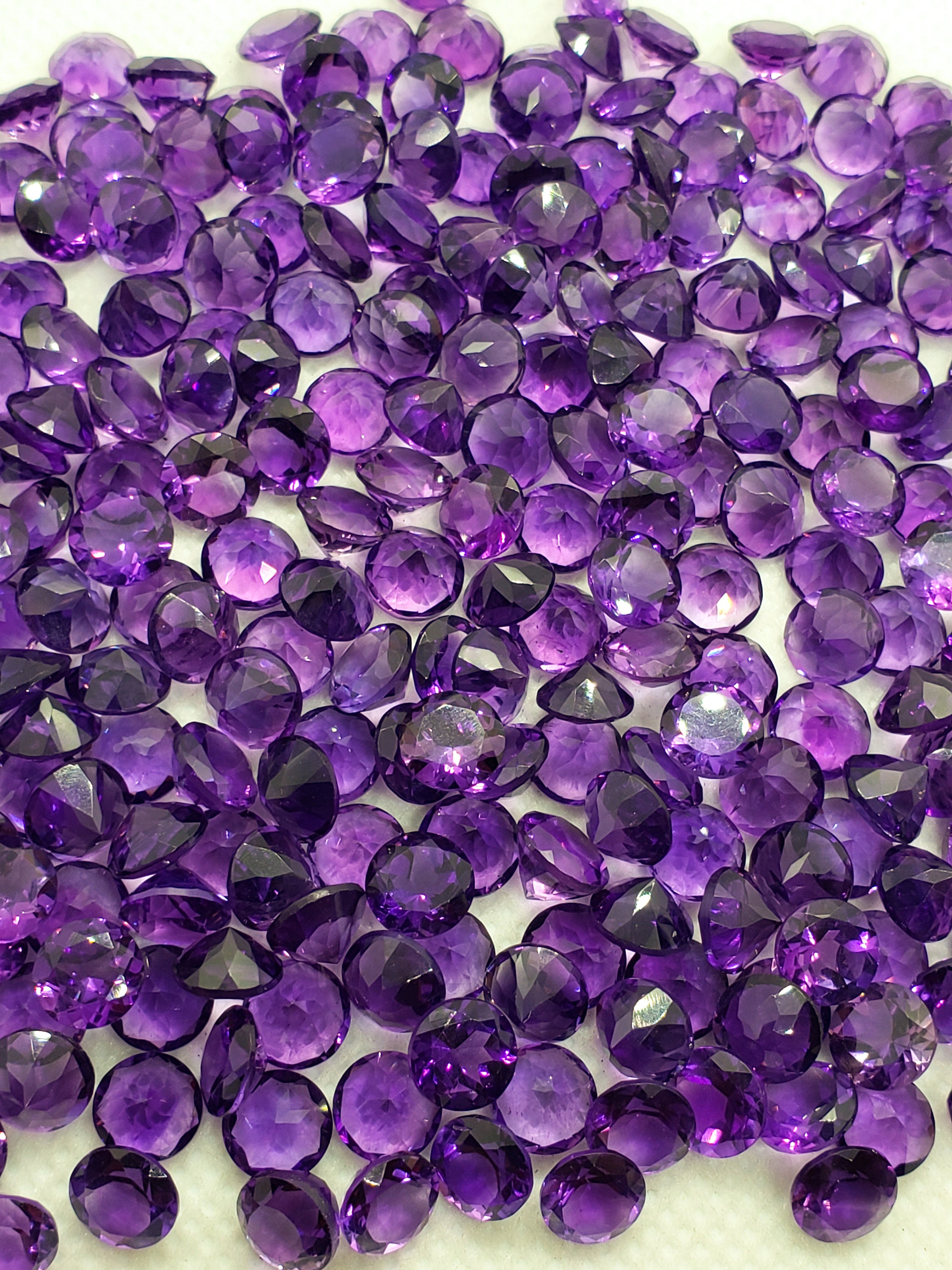 Natural Amethyst 2.5/3/3.5/4/4.5/5/6/7/8/9/10/11/12/13/14/15mm - Etsy