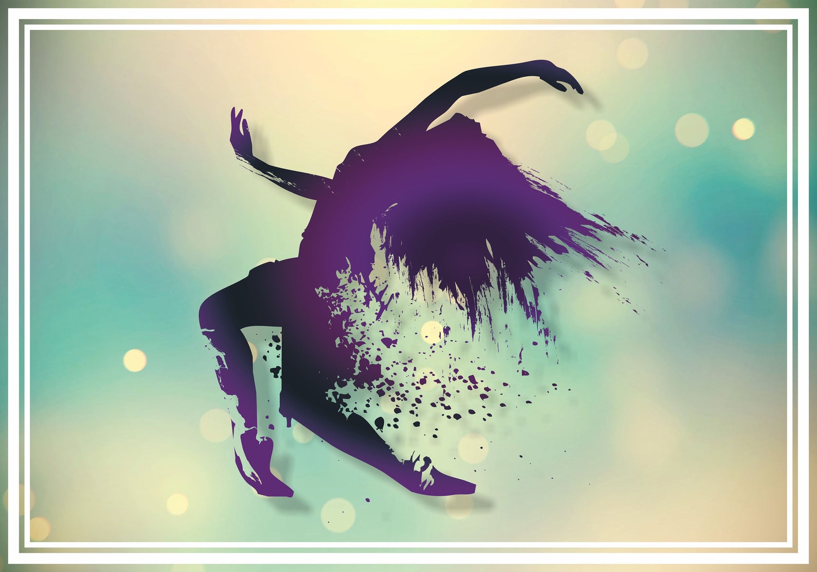 10 colorful Hip-Hop dance PNG DXF CDR vector files Instant | Etsy