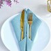 Light Turquoise Linen Napkins, Natural Linen Napkin Set, Wedding ...