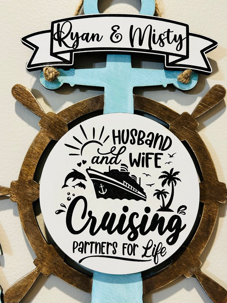 Custom Cruise Tracker Door Sign - Etsy
