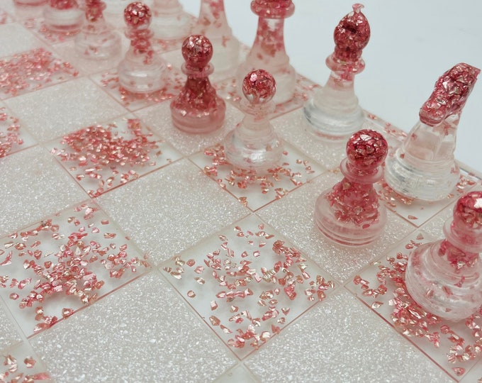 Diamonds and Pearls Chess Set Full Size 12.5 Board - Etsy