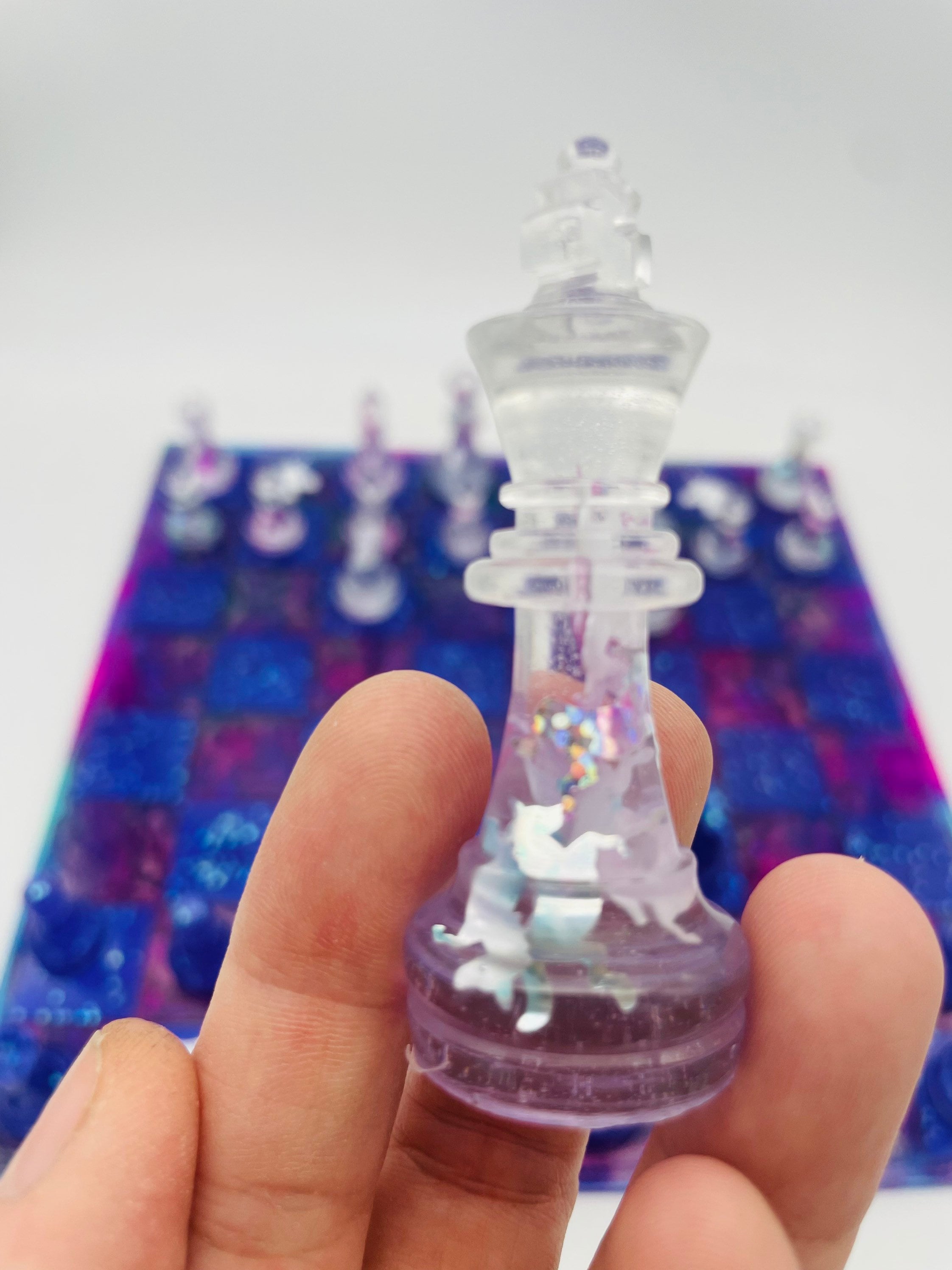 Unicorn Chess Set 12.5 Board - Etsy