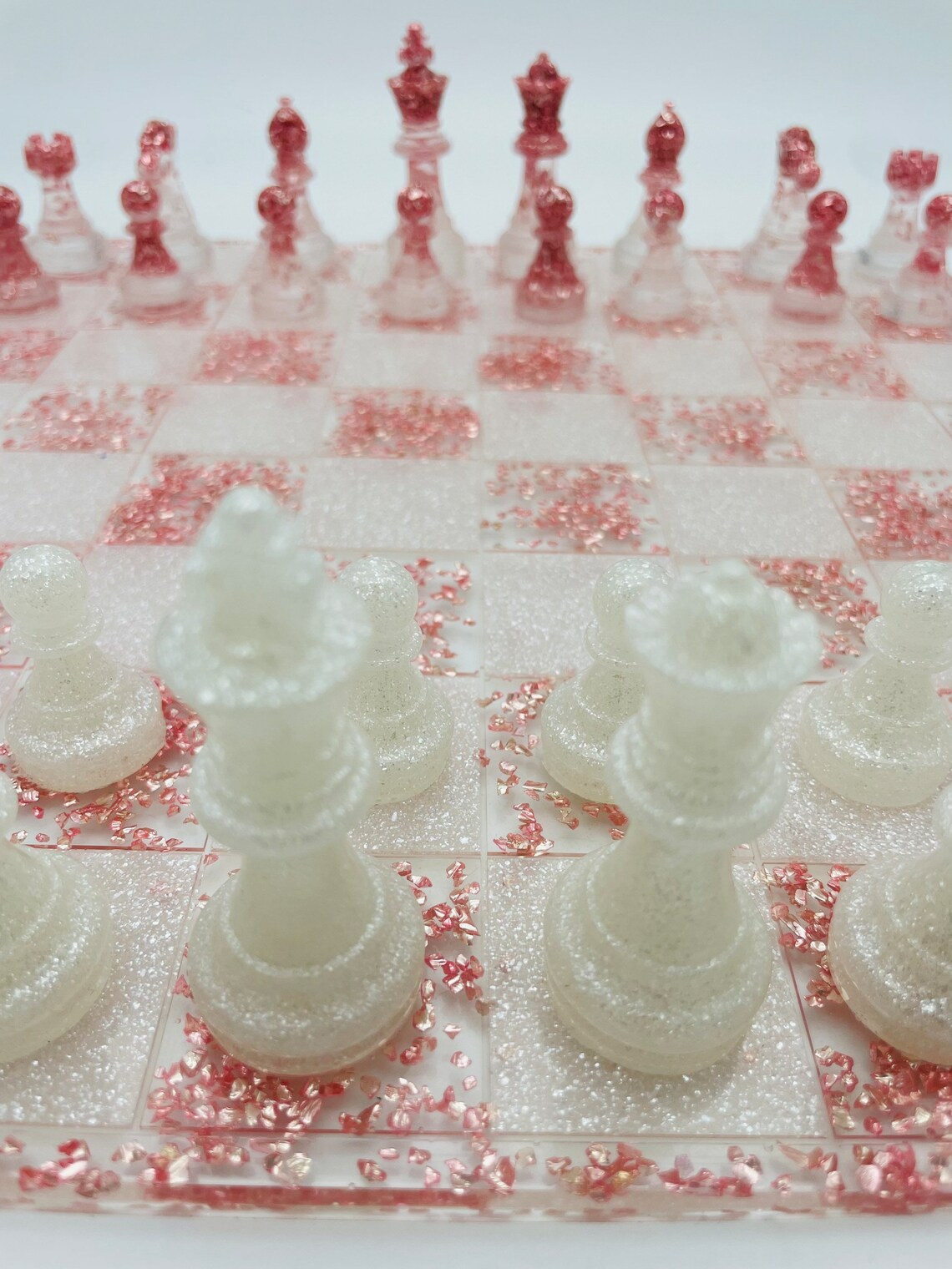 Diamonds and Pearls Chess Set Full Size 12.5 Board - Etsy