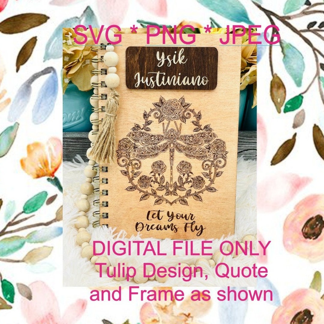 Dragonfly Notebook 5.5" X 8.3" Digital File ONLY - Etsy