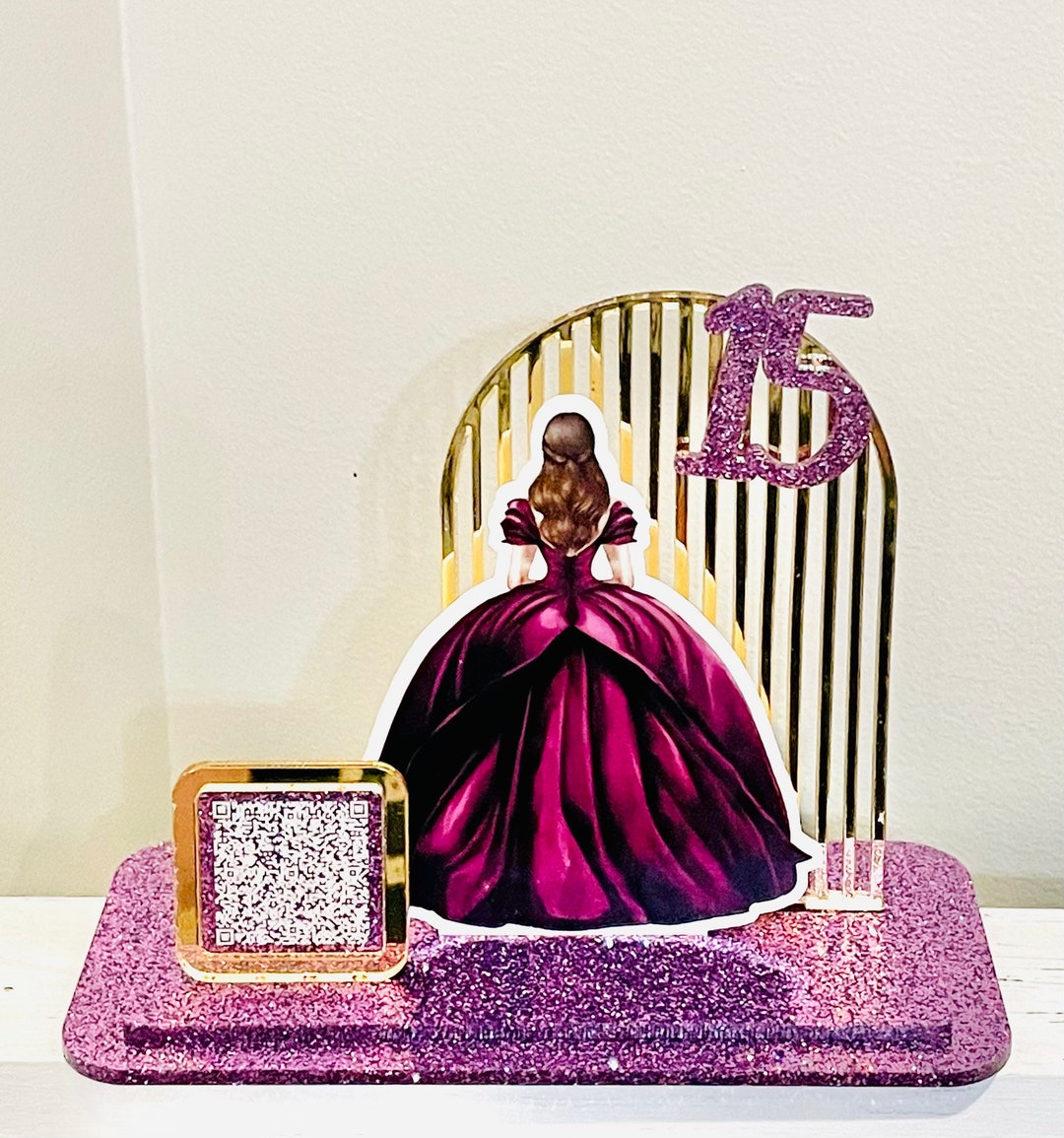 Quinceanera Sign With Payment QR Scan Code(s), With Optional Custom ...