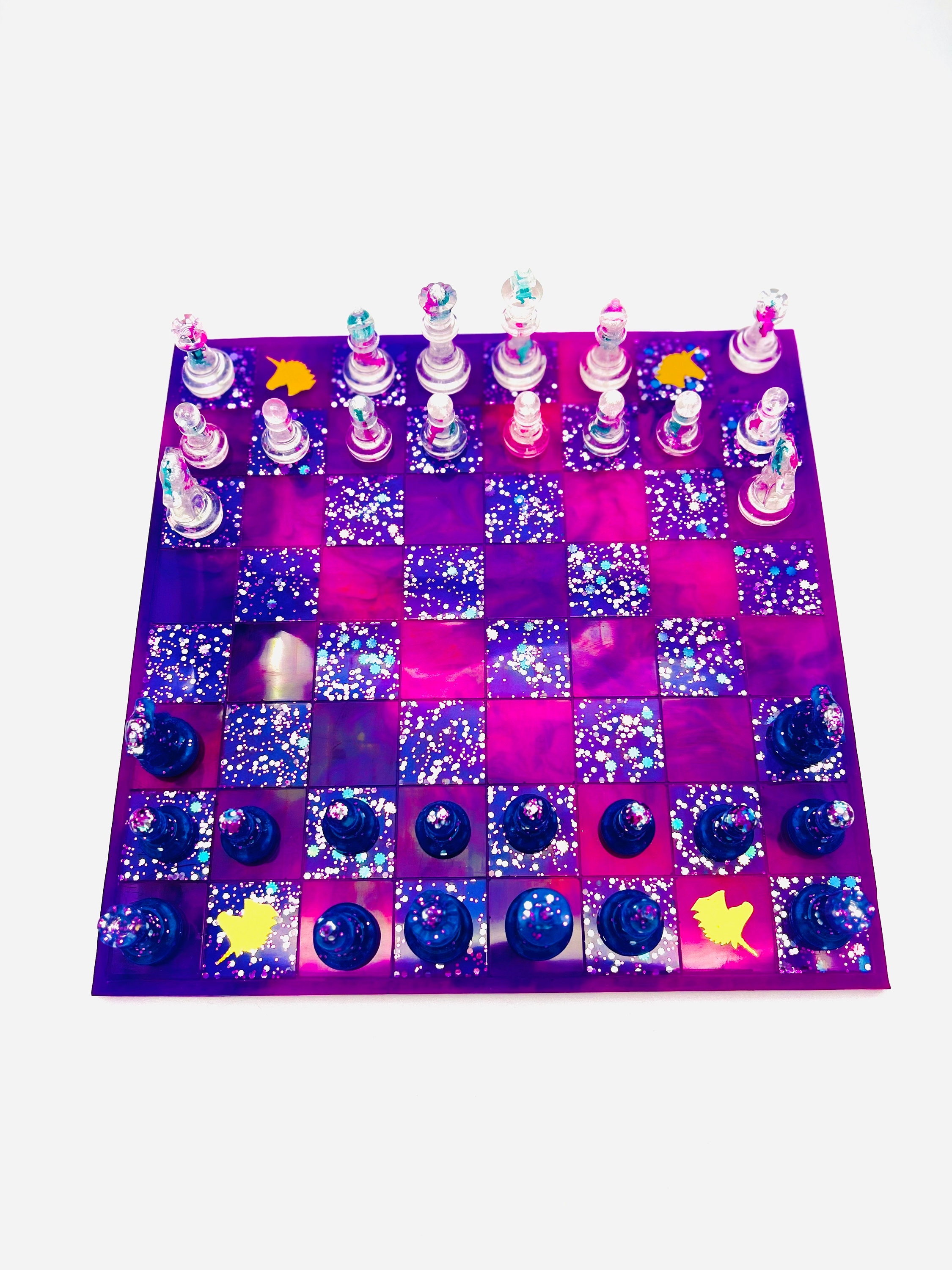 Unicorn Chess Set 12.5 Board - Etsy