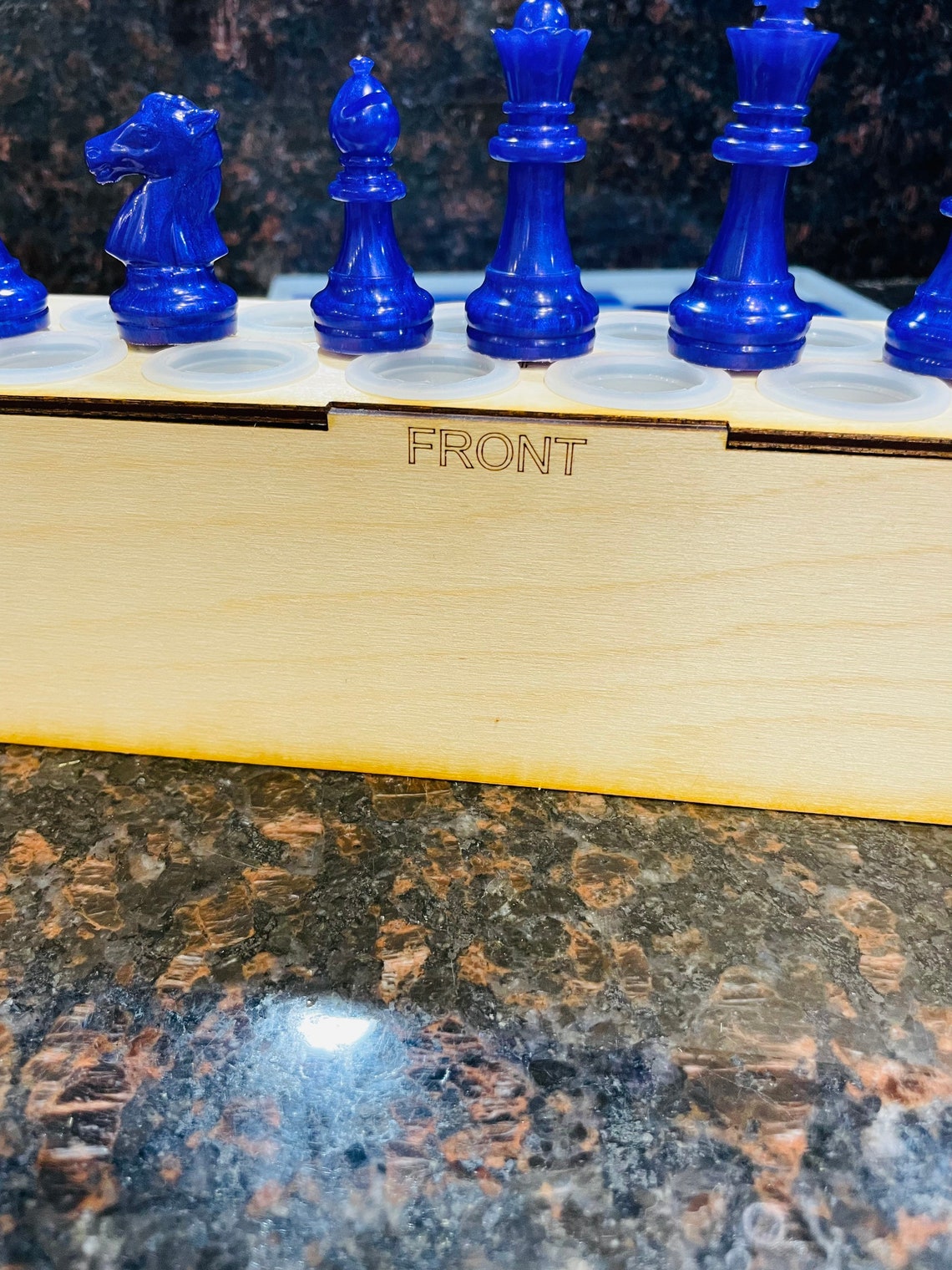 3D Resin MOLD Chess Piece Holder rack - Etsy