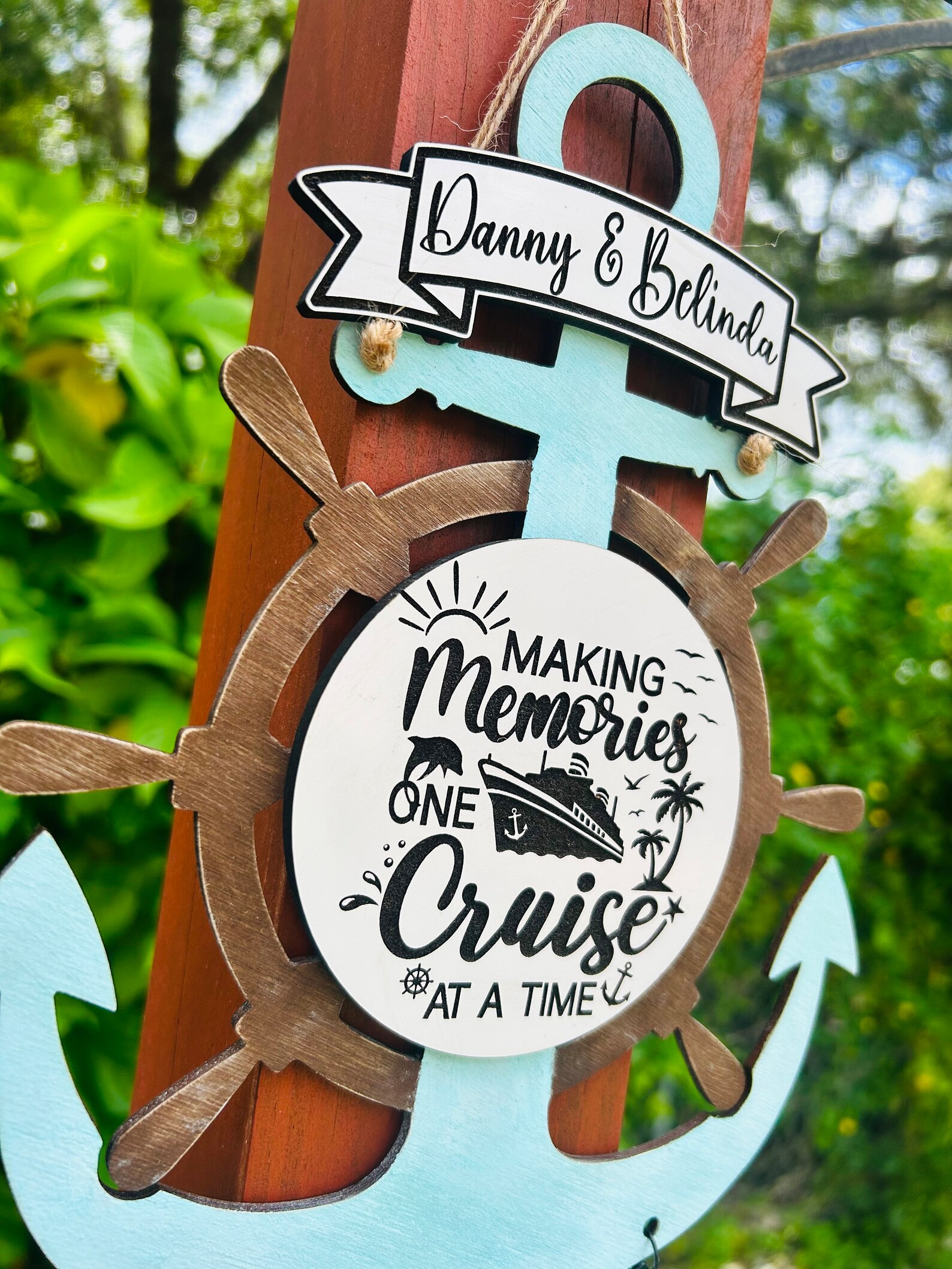Custom Cruise Tracker Door Sign - Etsy